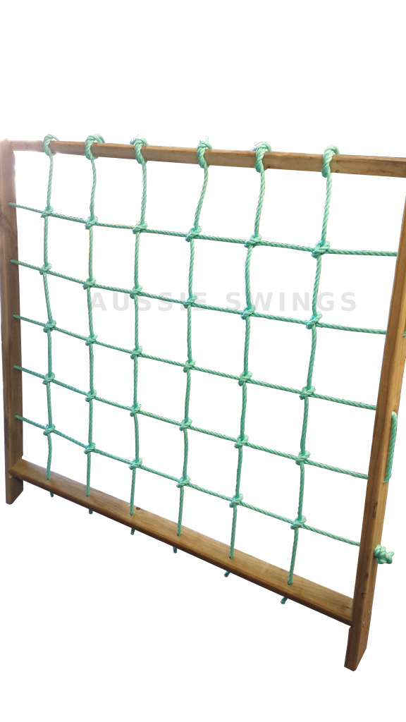 1.5H Deck x 1.2W Timber framed net - Aussie Swings